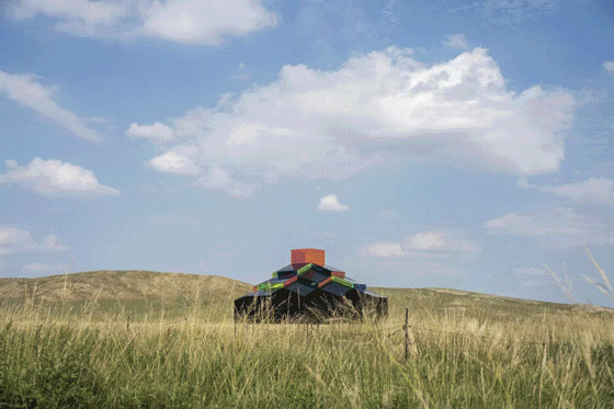 Modern Mongolian Ger Installation – Hotless Pavilion by Ger ...