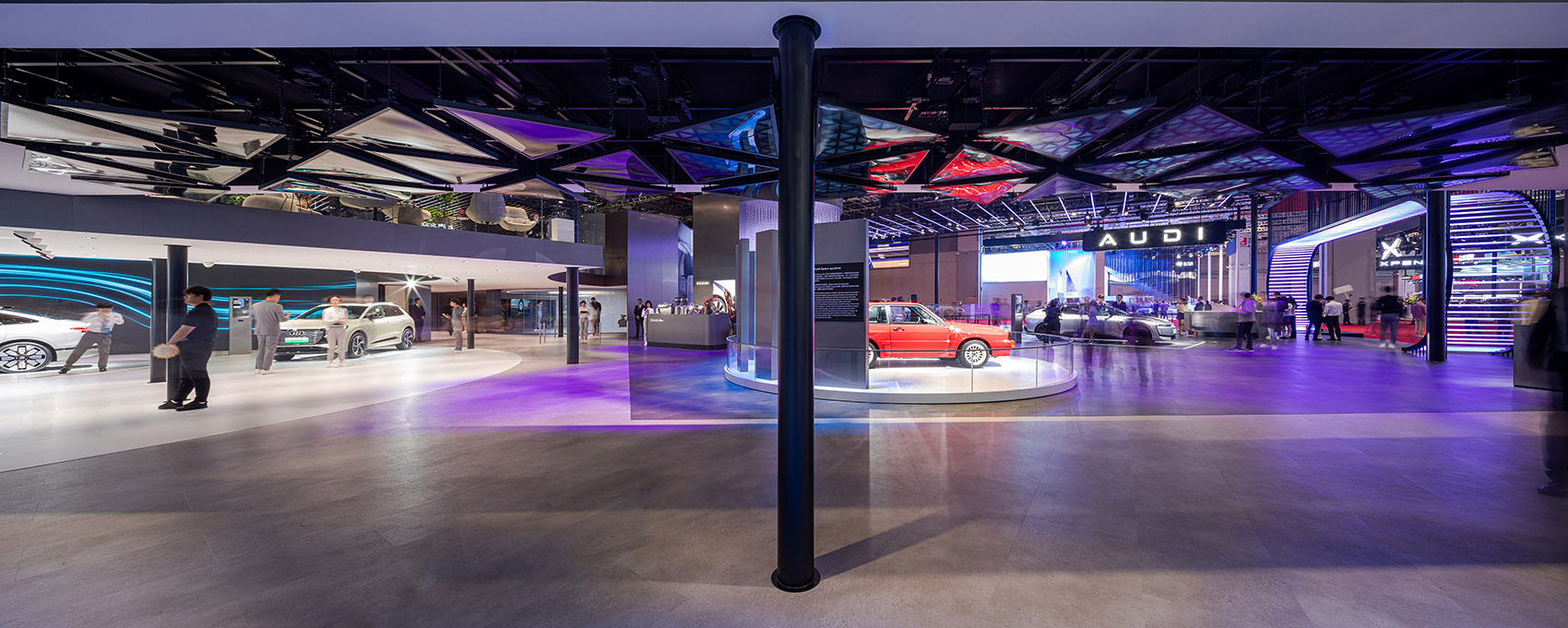 AUDI Pavilion at Shanghai Auto Show 2025 by Atelier I-N-D-J - 谷德设计网