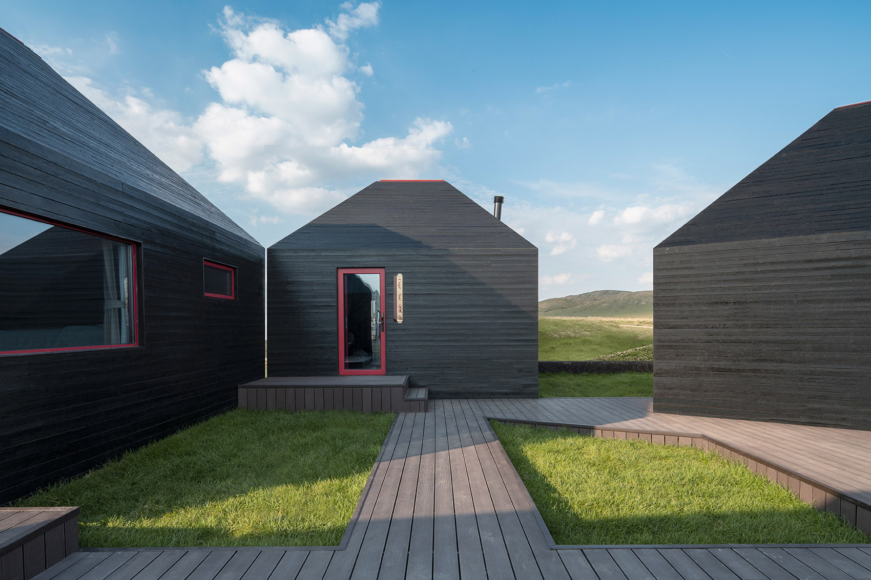 Ulanhad Volcano Hotless Cosmic Grassland New Camp by Ger Atelier - 谷德设计网