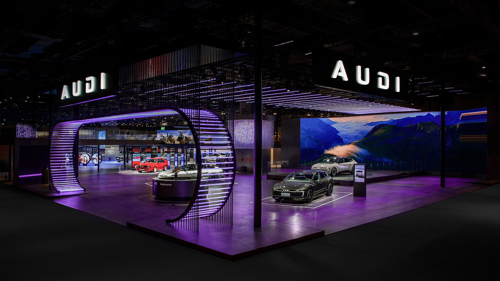 AUDI Pavilion at Shanghai Auto Show 2025 by Atelier I-N-D-J - 谷德设计网