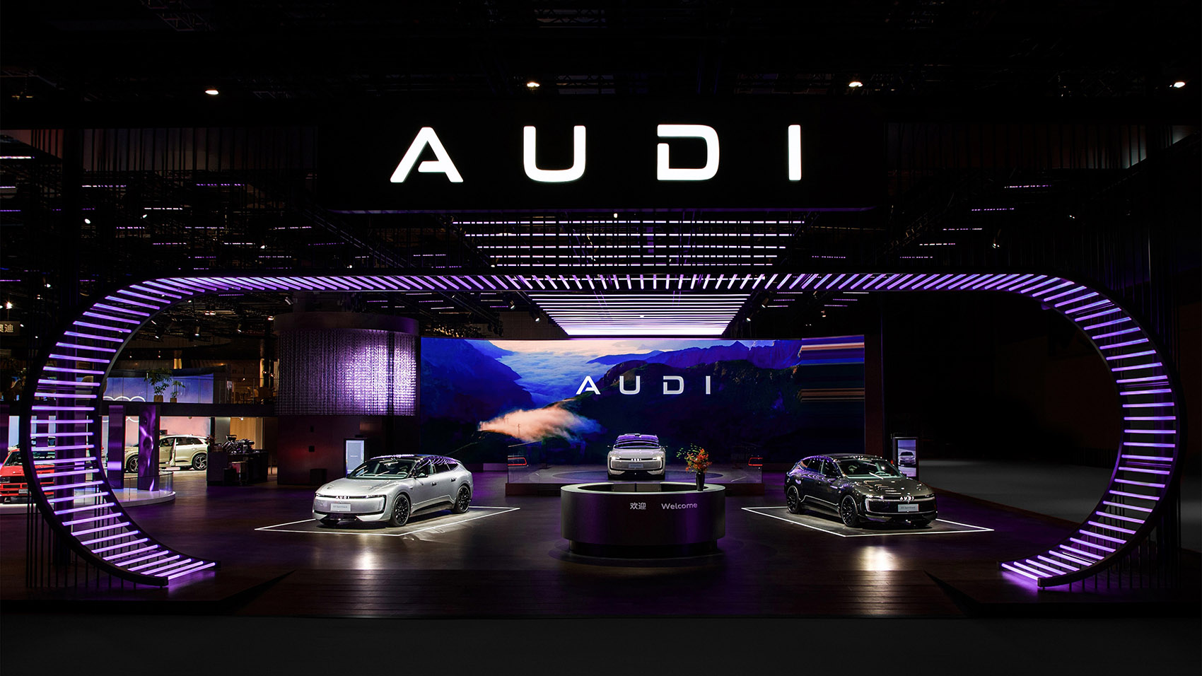 AUDI Pavilion at Shanghai Auto Show 2025 by Atelier I-N-D-J - 谷德设计网