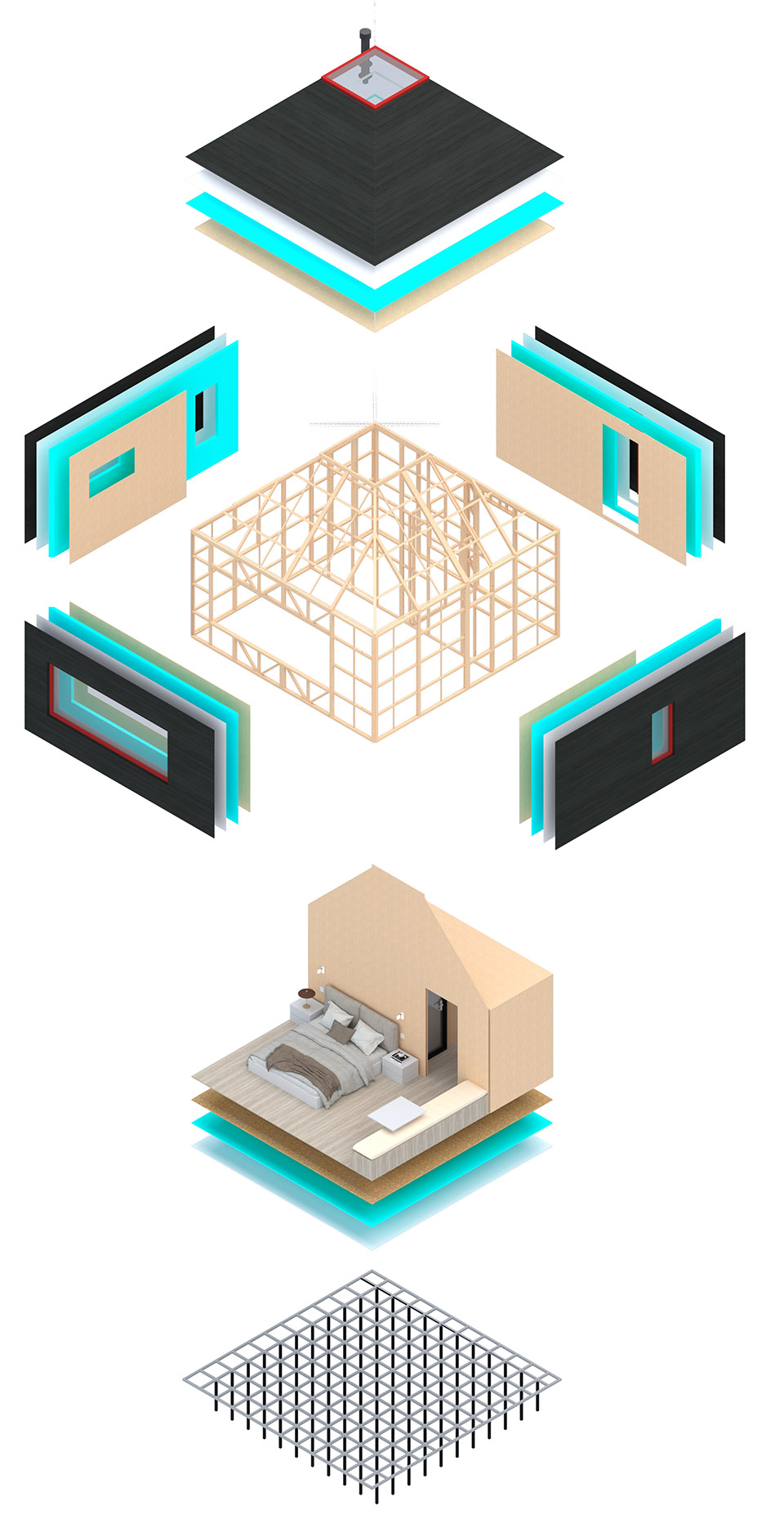 Ulanhad Volcano Hotless Cosmic Grassland New Camp by Ger Atelier - 谷德设计网
