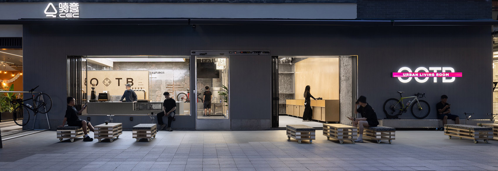 OOTB Cycling Lifestyle Space Design Narrative by +SONO STUDIO - 谷德设计网