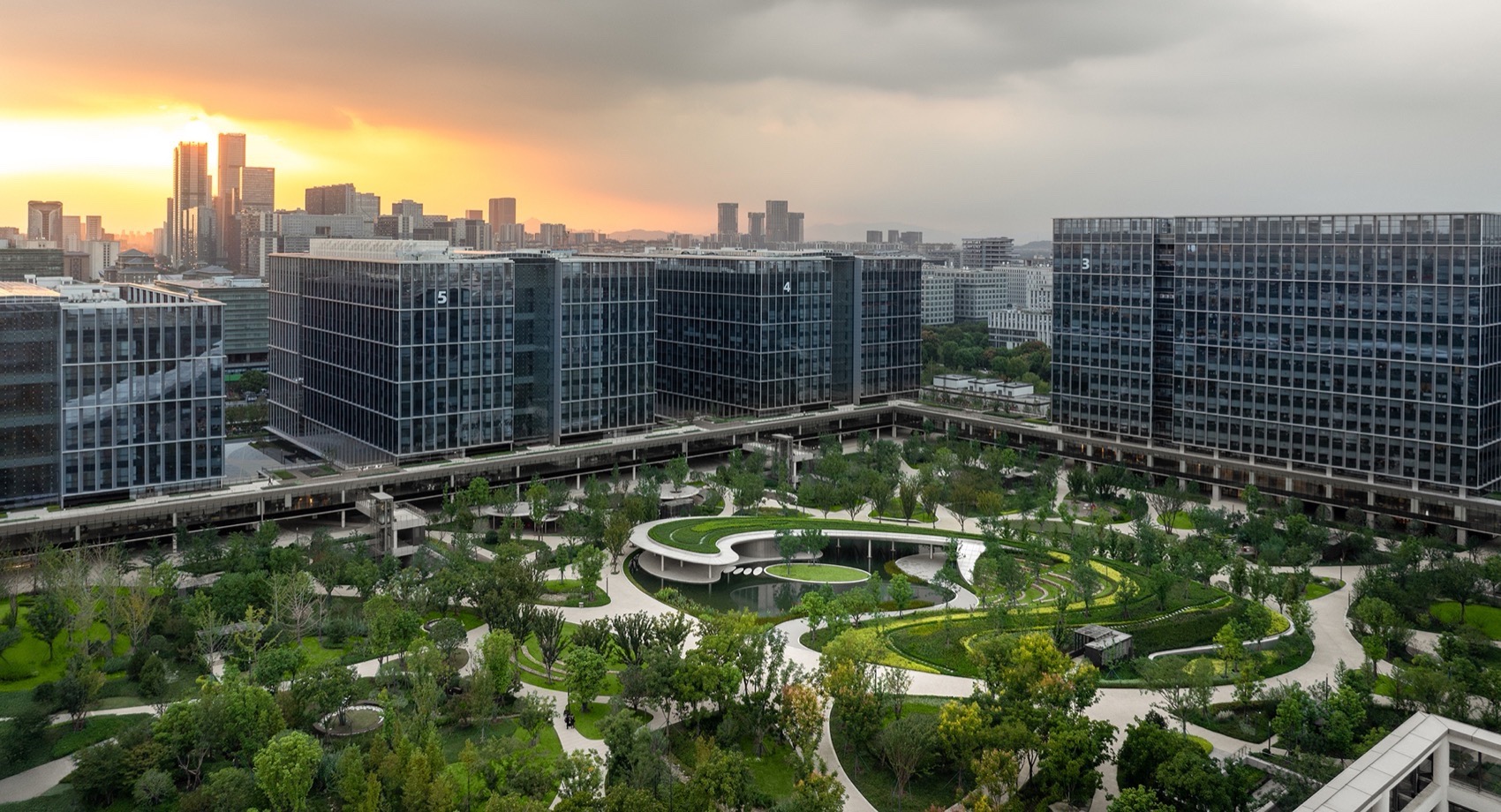 Landscape design of Alibaba Xixi Campus (Park C) by ASPECT Studios - 谷德设计网