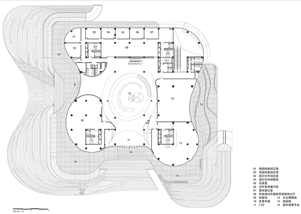 Yangjiang Cultural Center by Architectural Design & Research Institute ...
