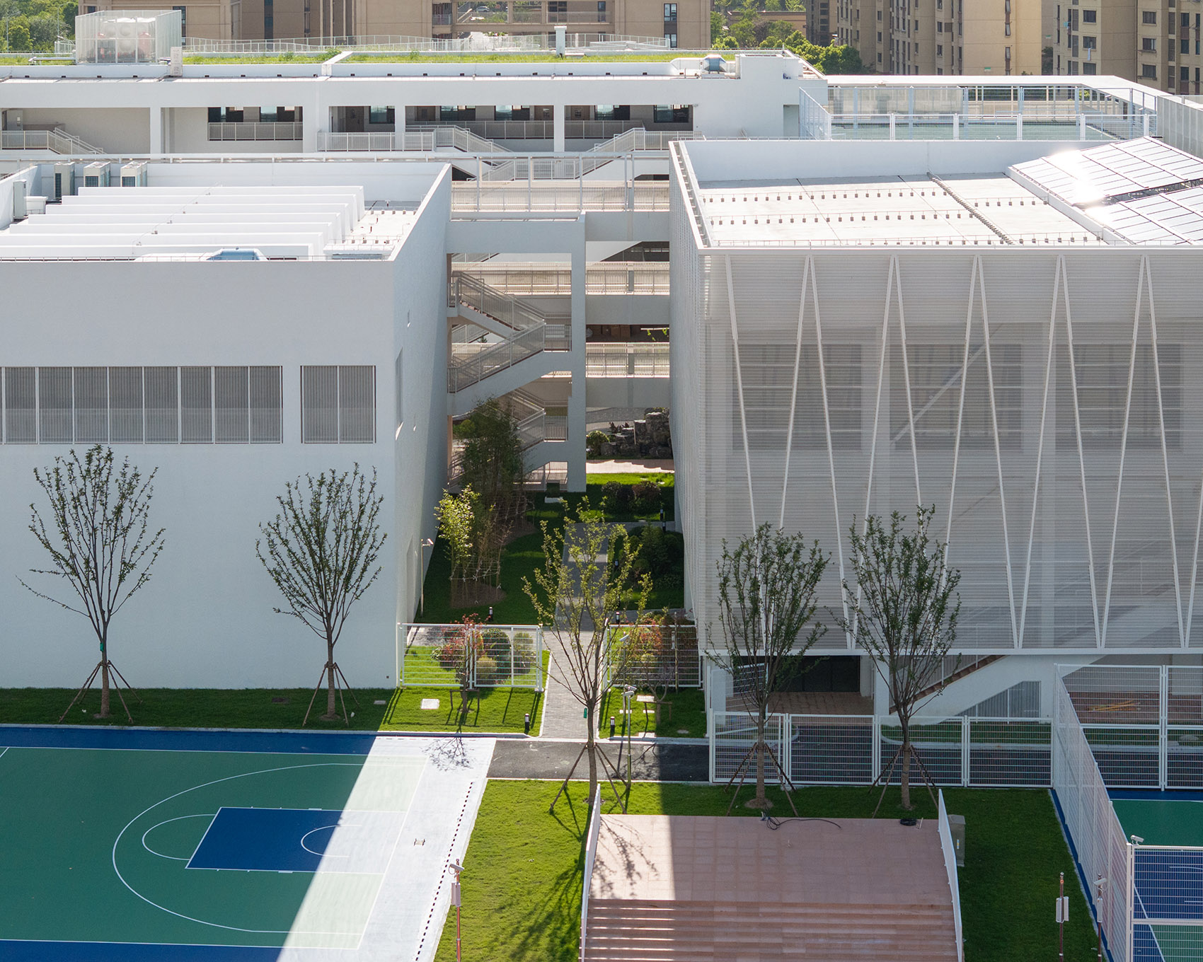 The Hetu Middle School and The Luoshu Kindergarten by GOM - 谷德设计网