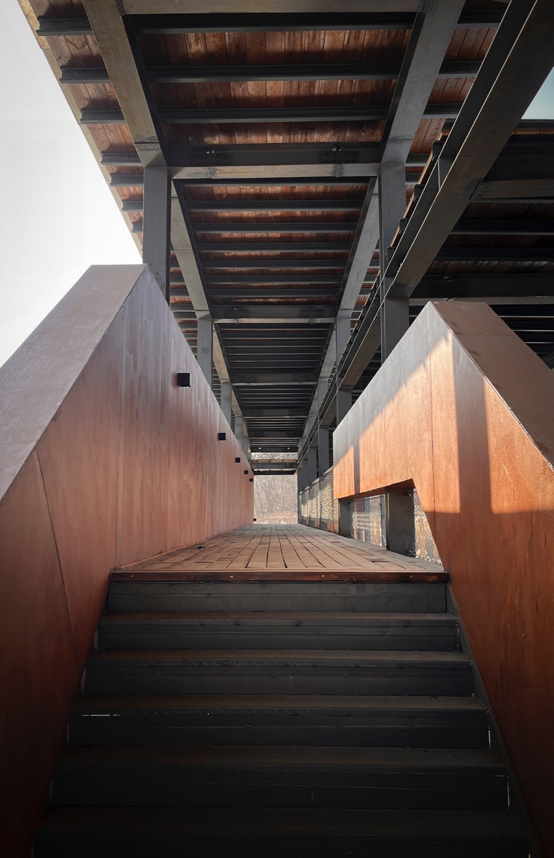 Reed Pavilion, Bird-watching Tower –Park service building series in ...
