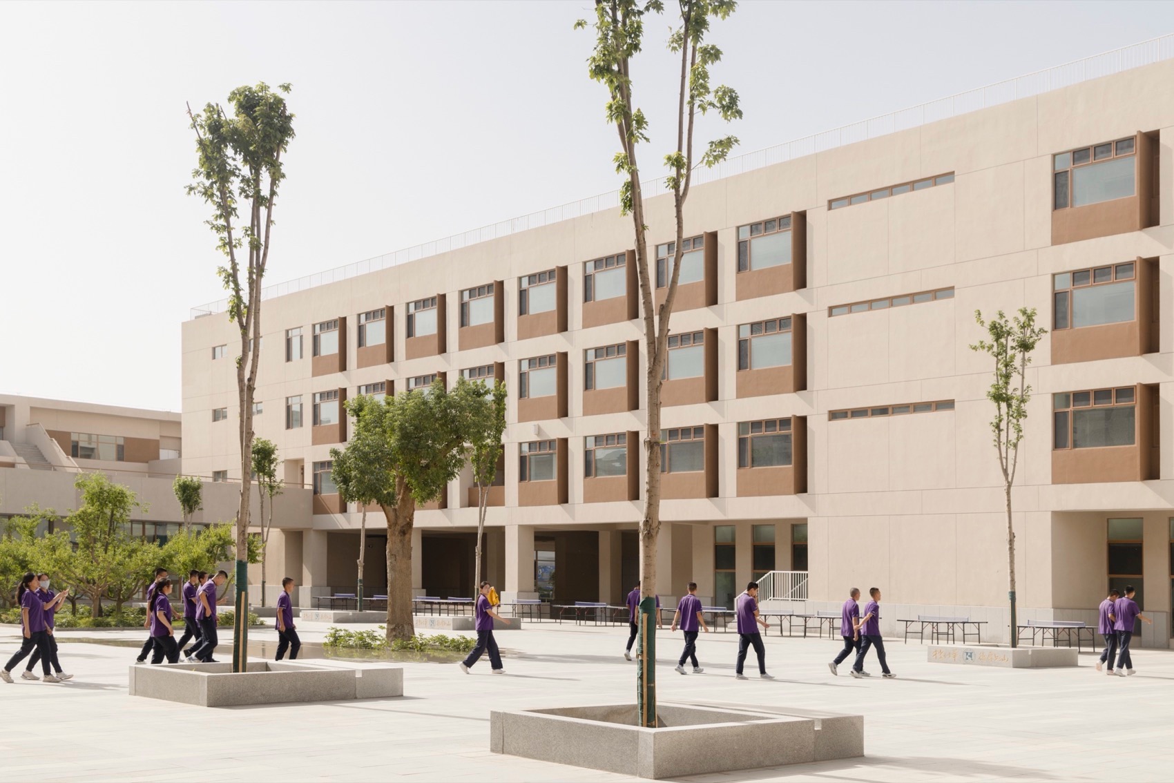 Tiemenguan Huashan High School by Jiangsu Provincial Zhongrui East ...