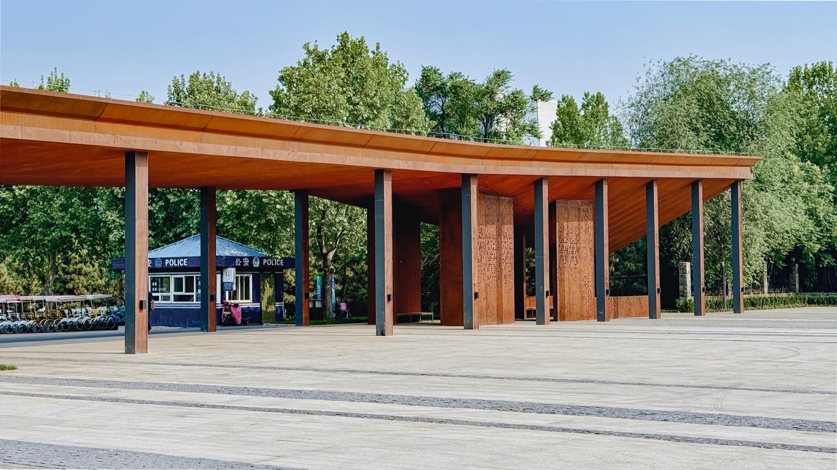 Reed Pavilion, Bird-watching Tower –Park service building series in ...