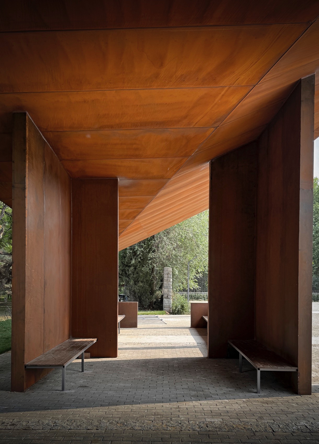 Reed Pavilion, Bird-watching Tower –Park service building series in ...