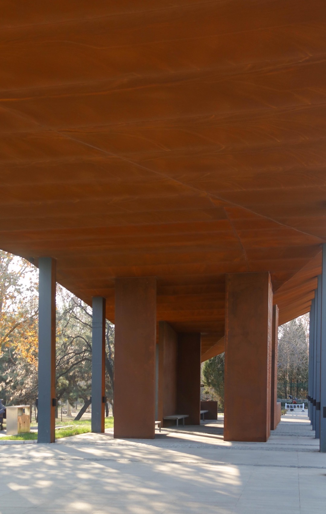 Reed Pavilion, Bird-watching Tower –Park service building series in ...