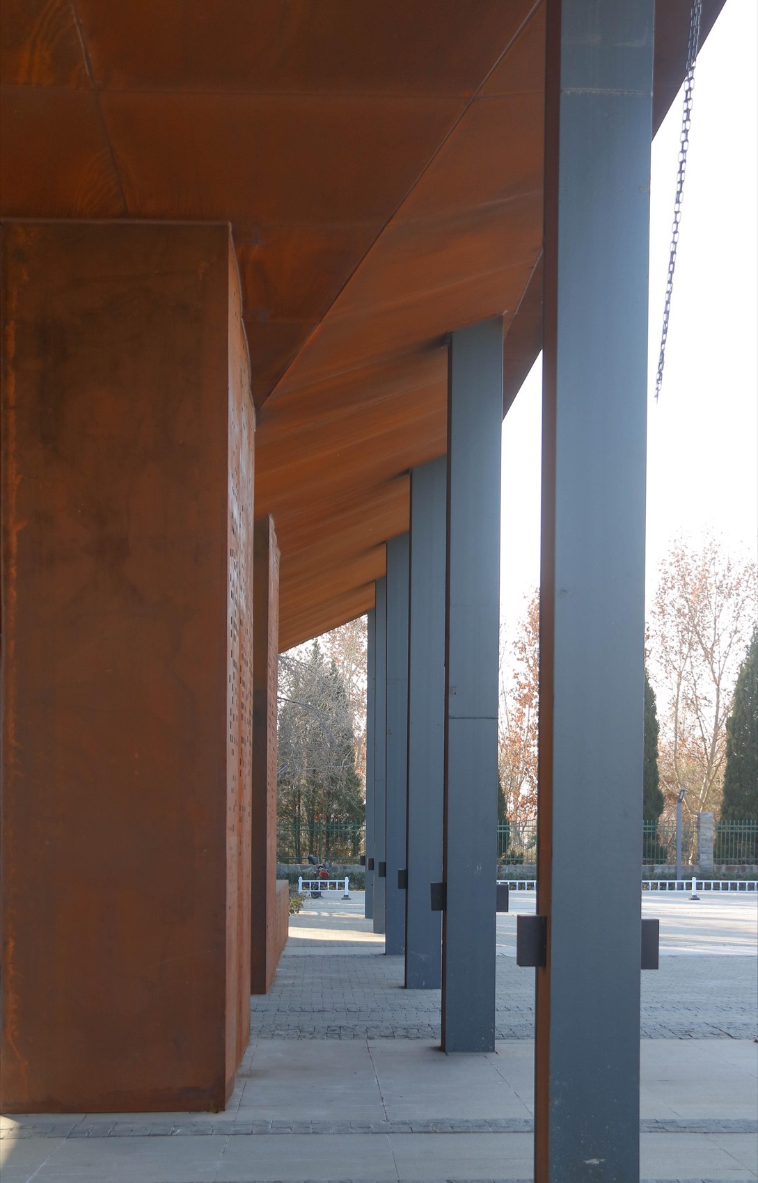 Reed Pavilion, Bird-watching Tower –Park service building series in ...