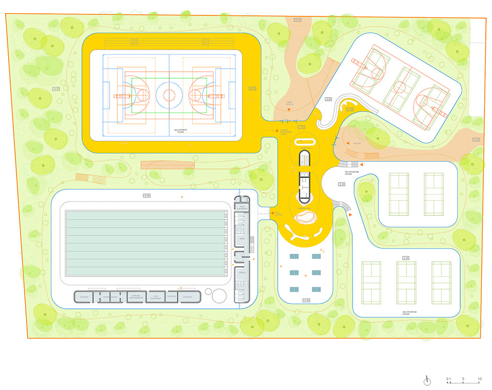 Songjiang District Sijing Town Sports Center by selgascano - 谷德设计网