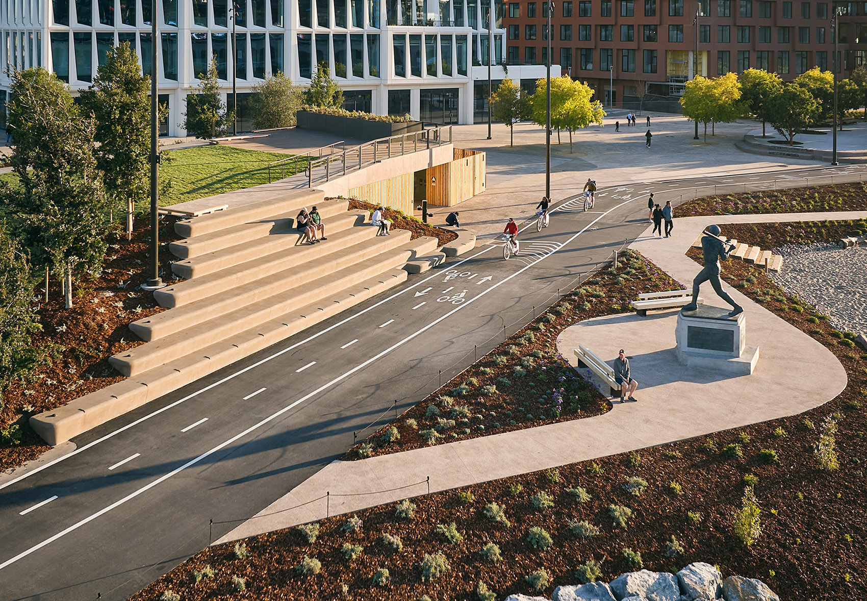 Mission Rock neighborhood Landscape Design by Min Design - 谷德设计网