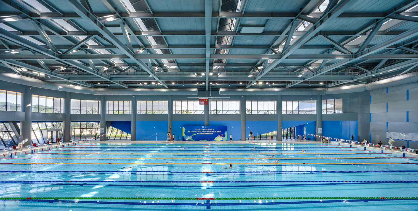 Hushan Sports Park Swimming Center by LYCS Architecture Work - 谷德设计网