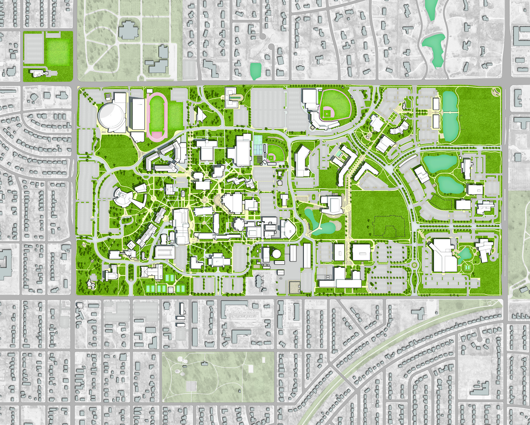 Wichita State University Barton School of Business–Woolsey Hall by Gensler - 谷德设计网