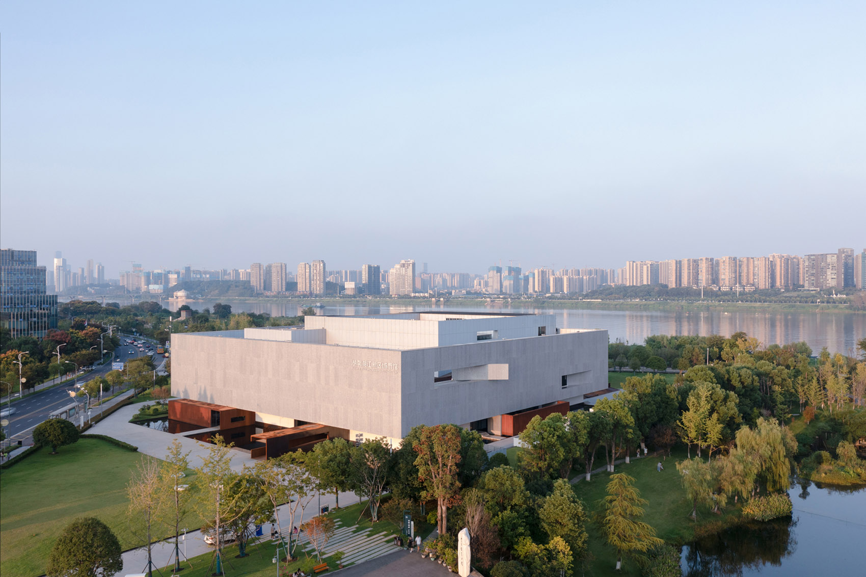 XiangJiang New District Urban Pavilion by WCY Regional Studio & Hunan ...