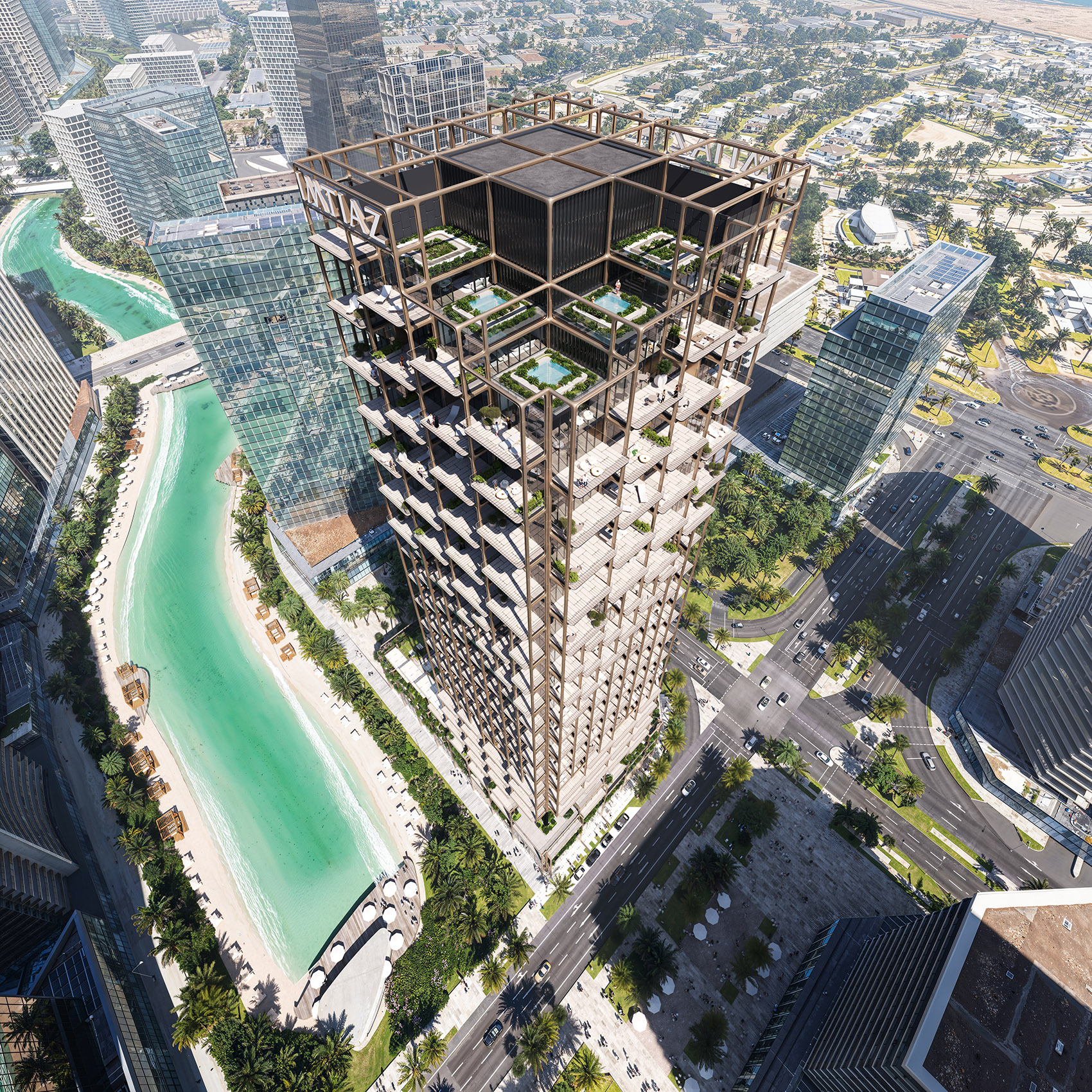 The Symphony Tower by Zaha Hadid Architects - 谷德设计网