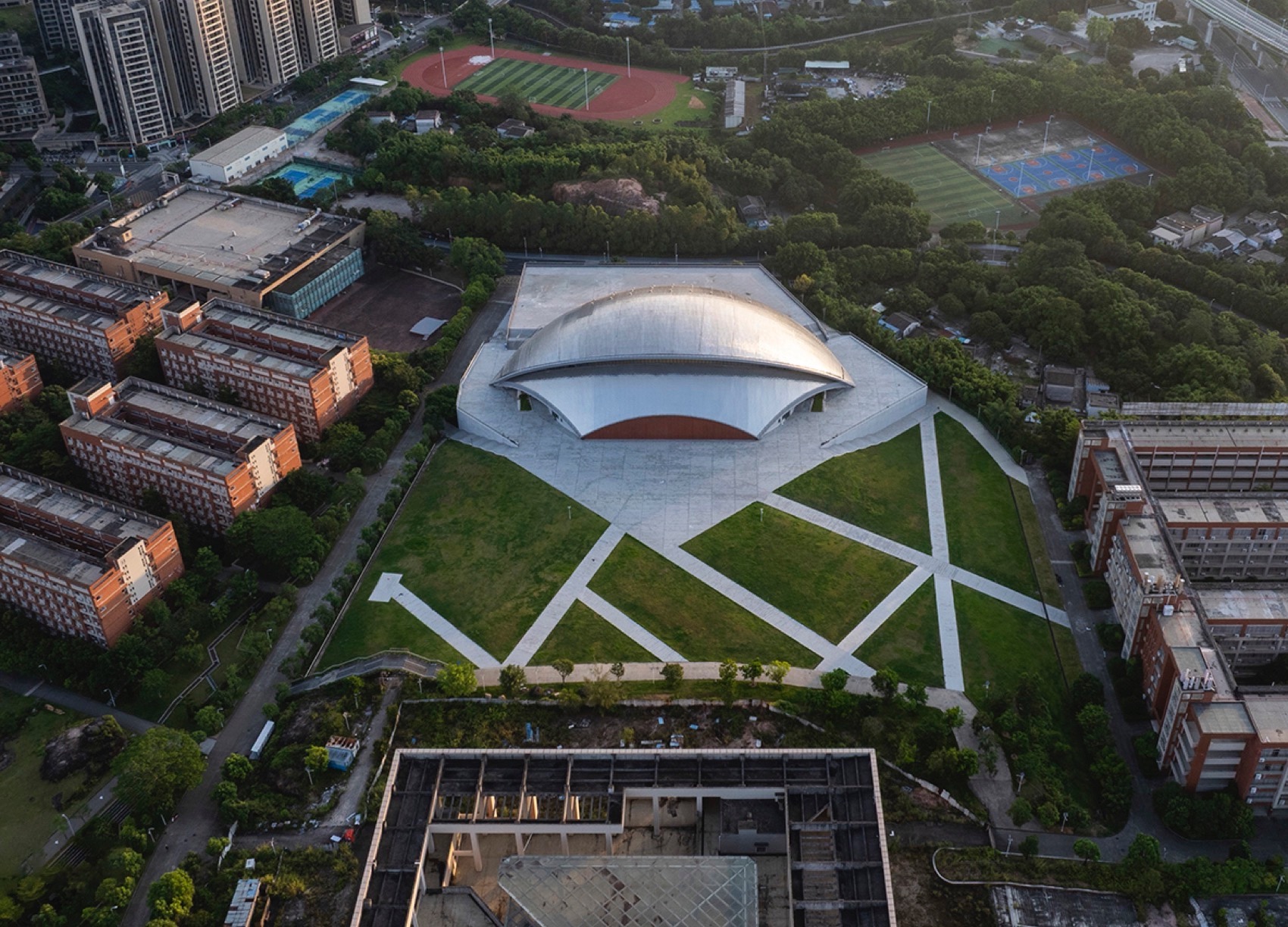 Gymnasium of Guangdong Polytechnic Institute by South China University ...