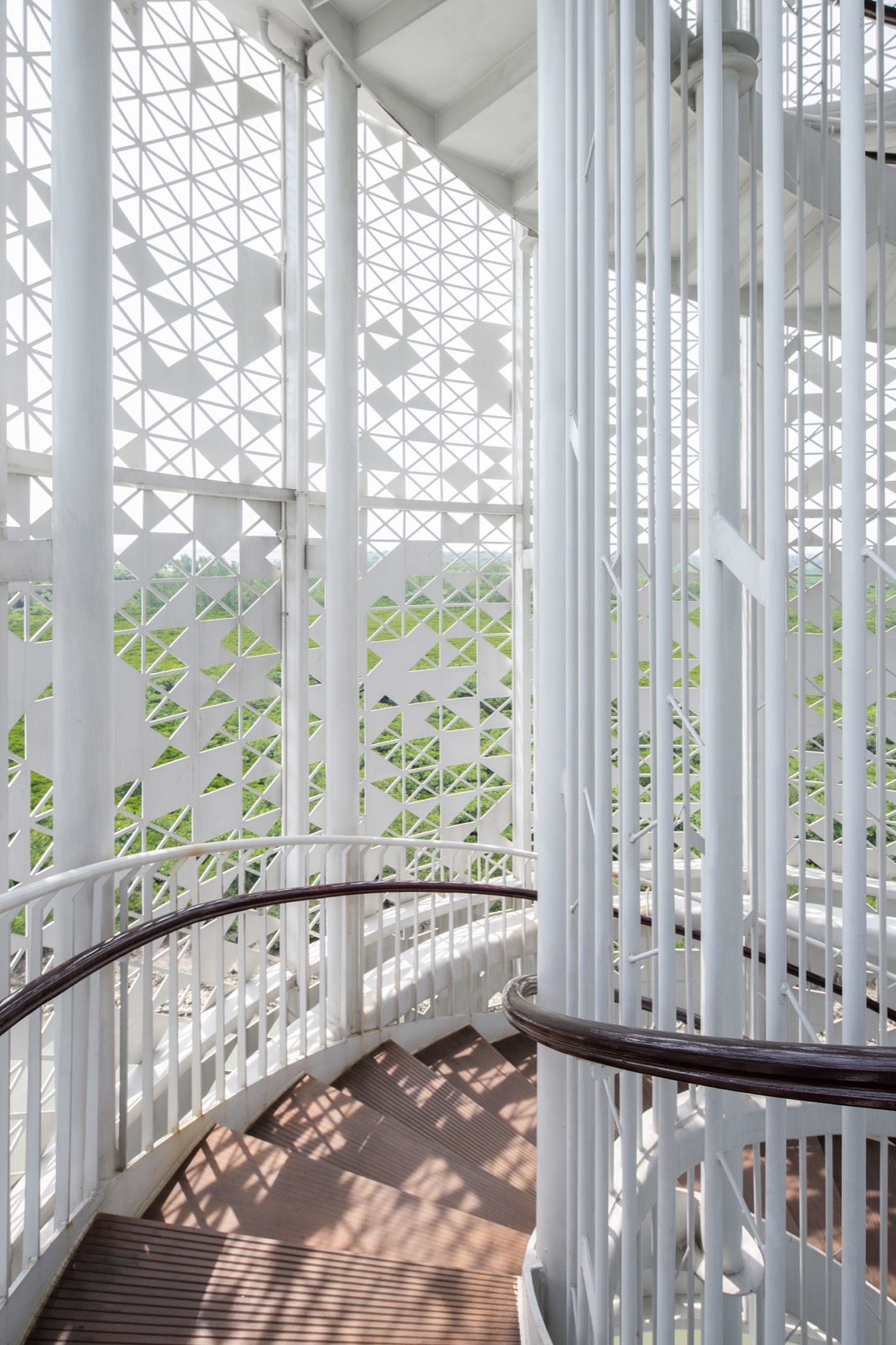 Observation Tower of Dongzhai Harbor Mangrove Natural Reserve Area by ...