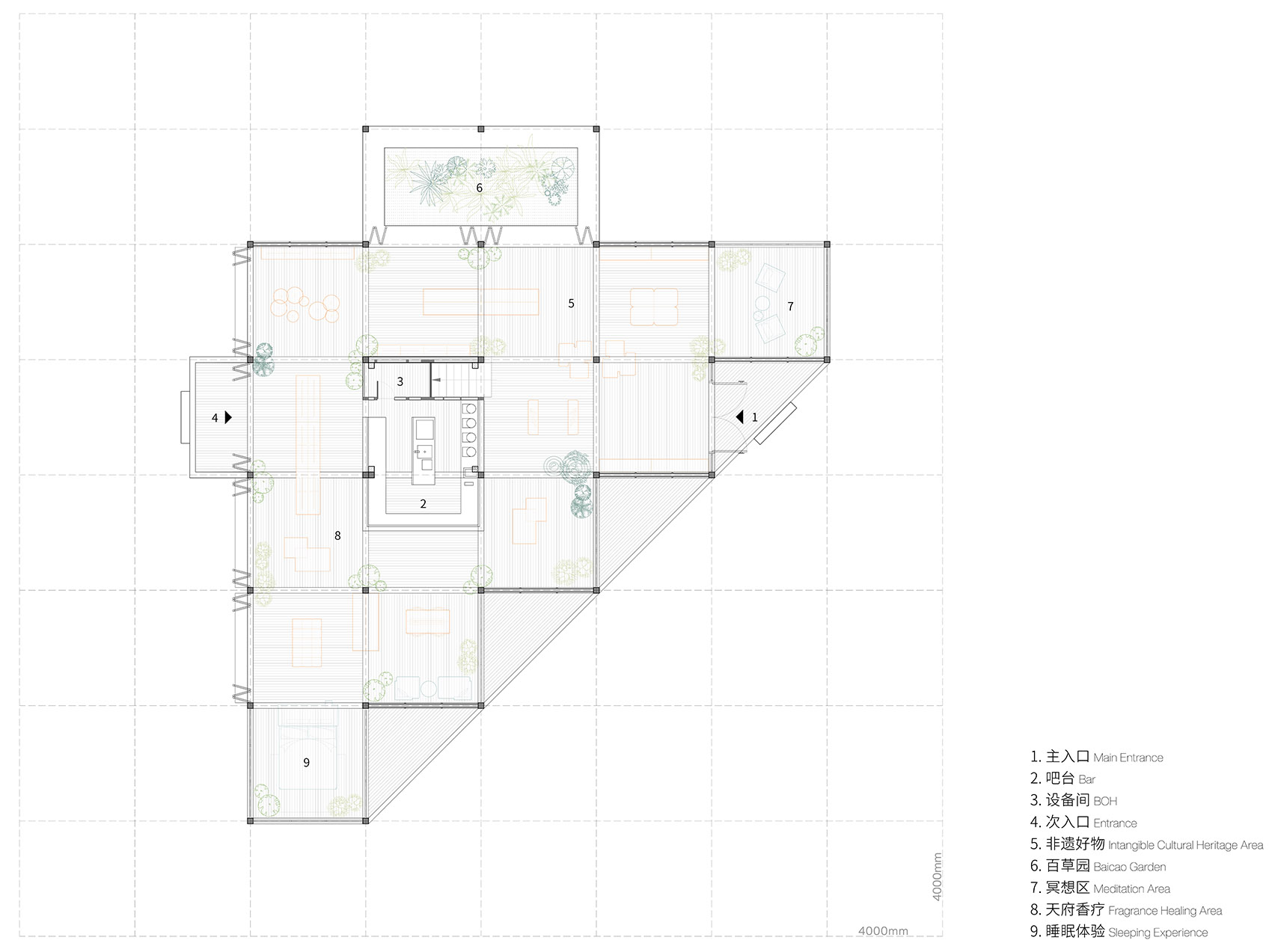 Tianfu Medicine Market Store Zero by UN-GROUP - 谷德设计网