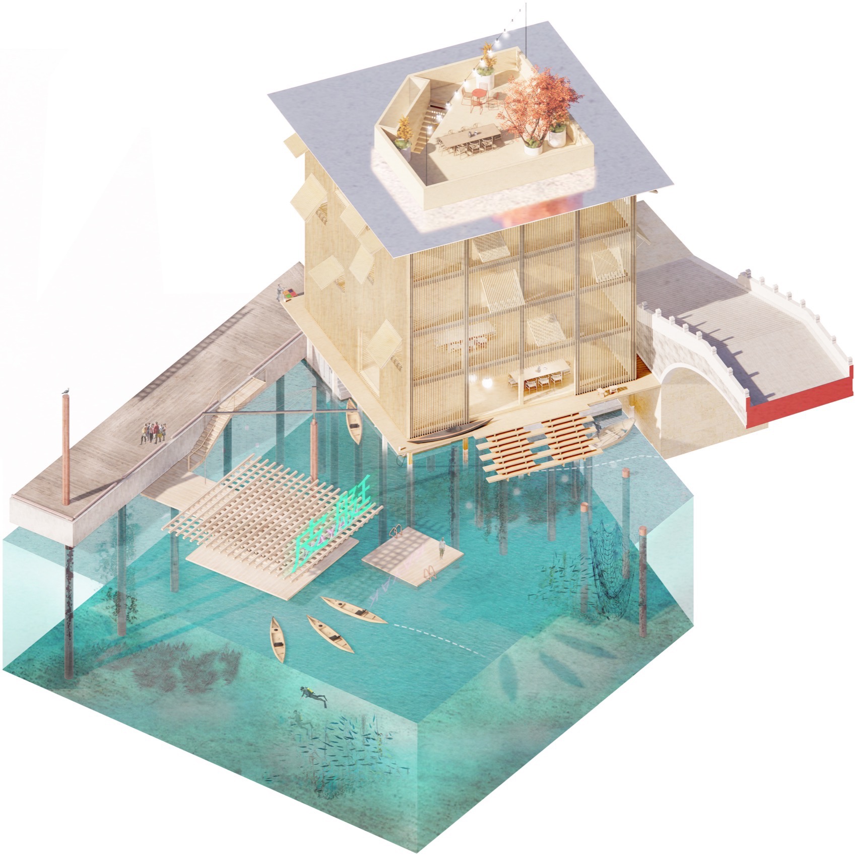 Shanghai Yacht Club Pavilion by Haptic Architects - 谷德设计网