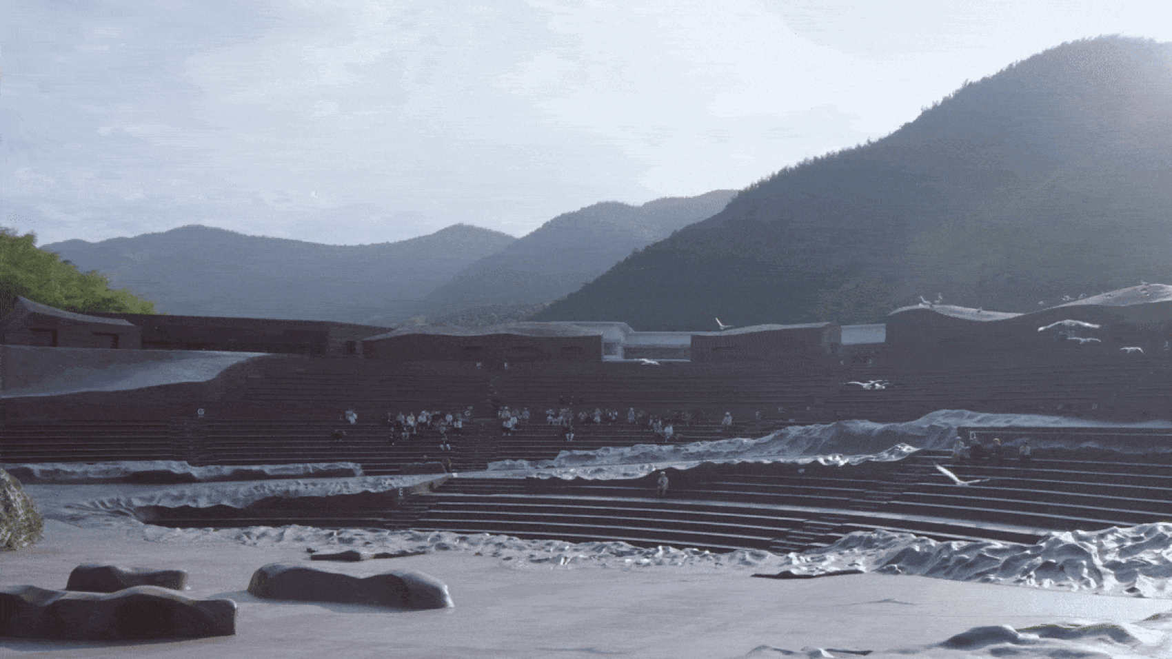 The Earth Valley Theater in Yaohu Village by GOA - 谷德设计网