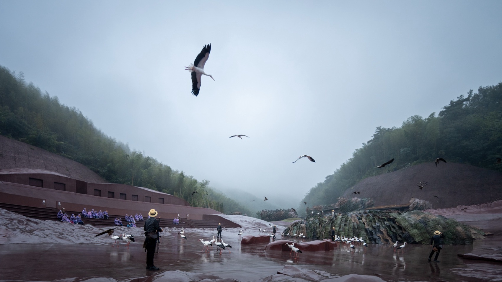 The Earth Valley Theater in Yaohu Village by GOA - 谷德设计网