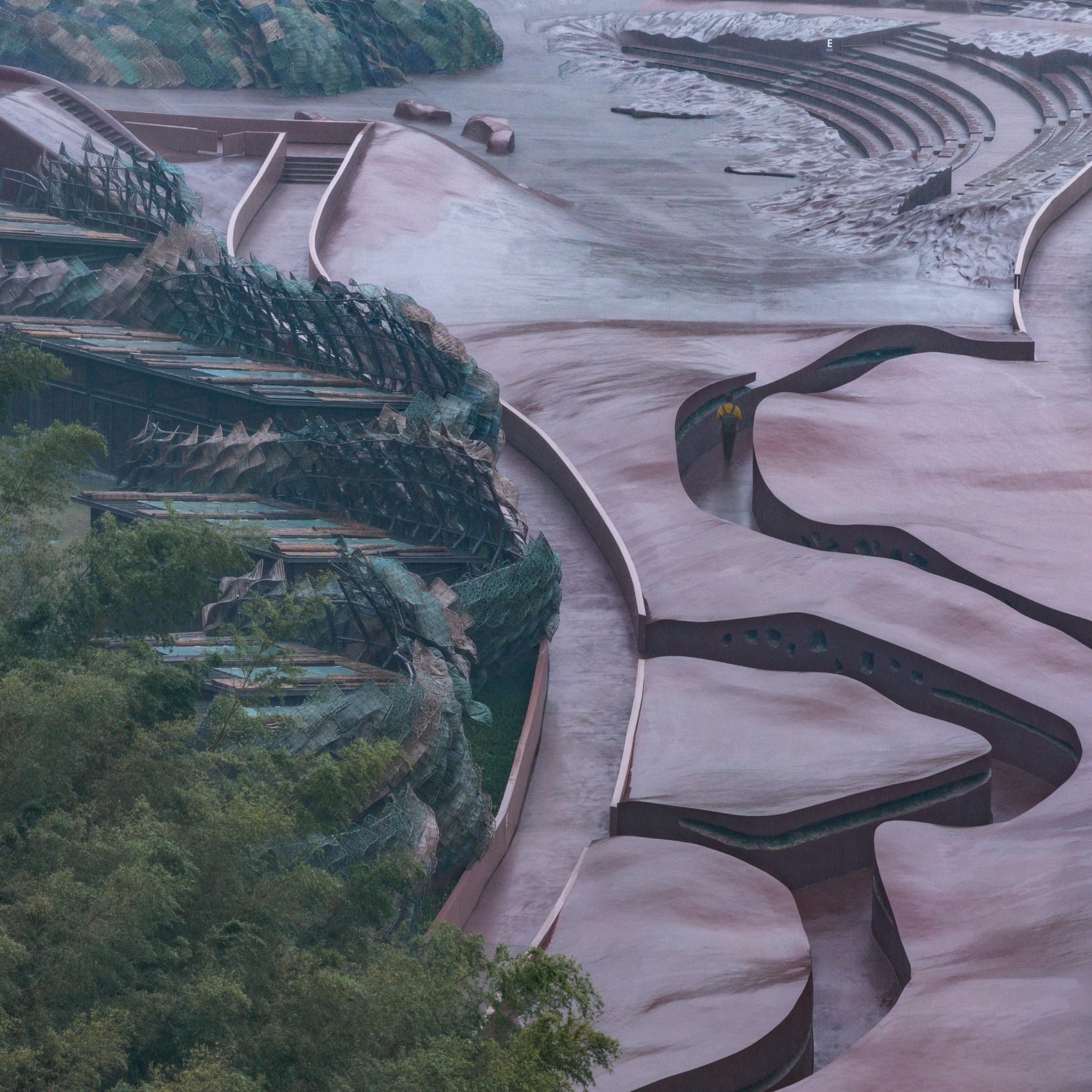 The Earth Valley Theater in Yaohu Village by GOA - 谷德设计网