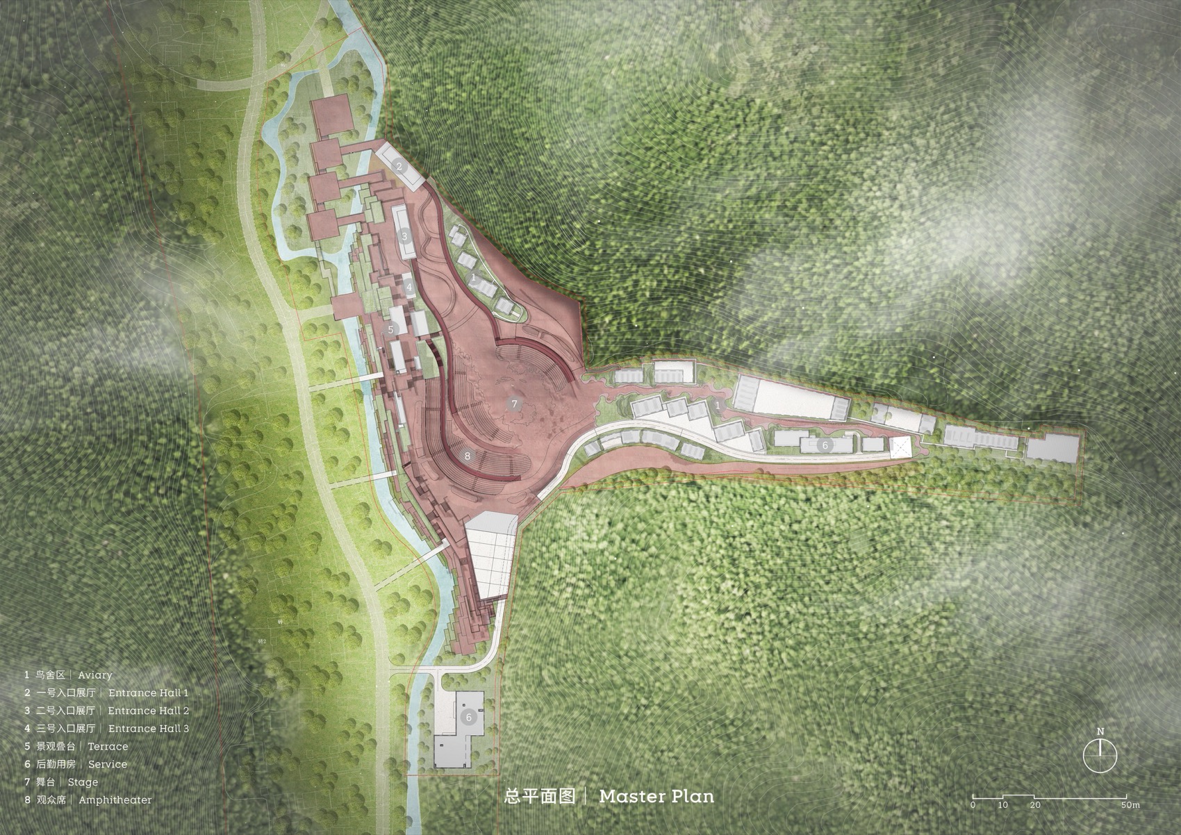 The Earth Valley Theater in Yaohu Village by GOA - 谷德设计网