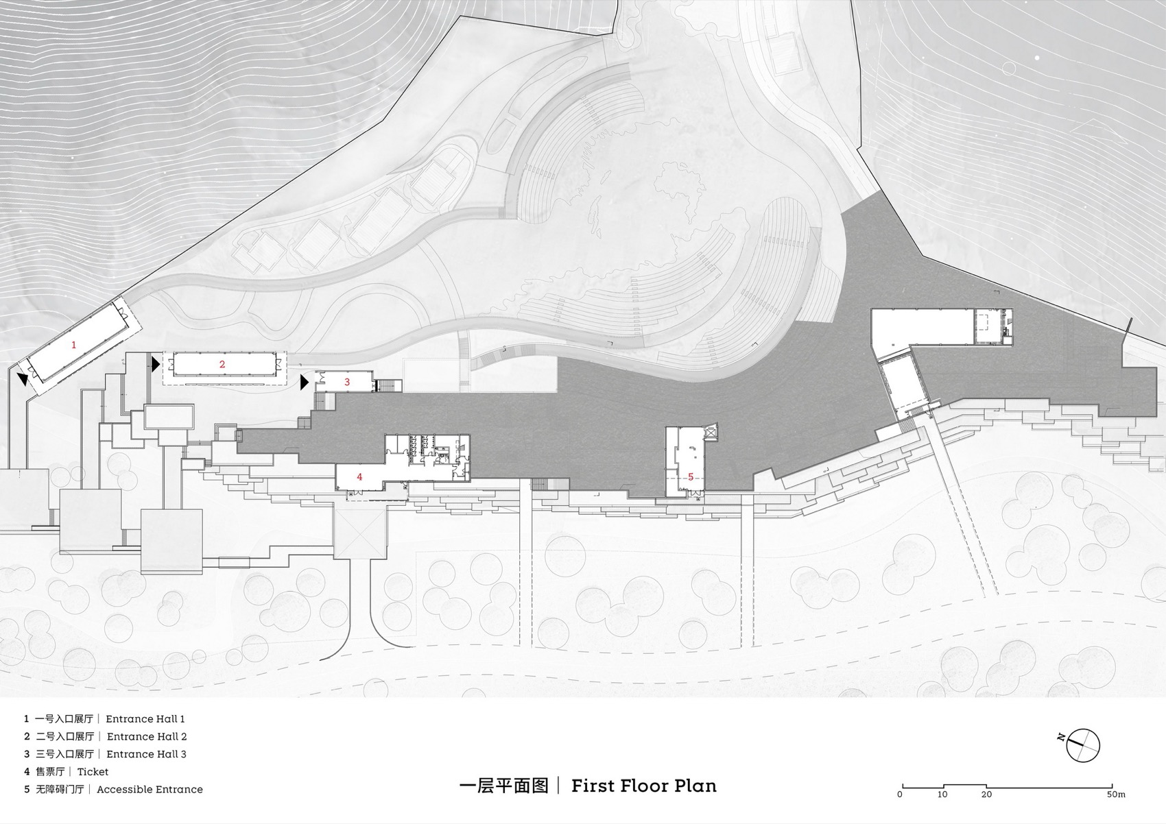 The Earth Valley Theater in Yaohu Village by GOA - 谷德设计网