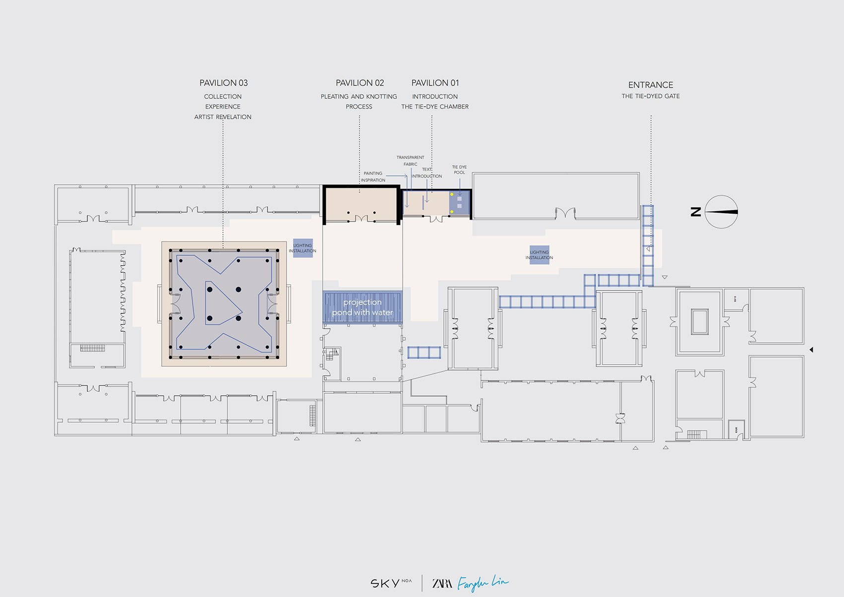 ZARA’s limited-time art space by SKYnoa - 谷德设计网