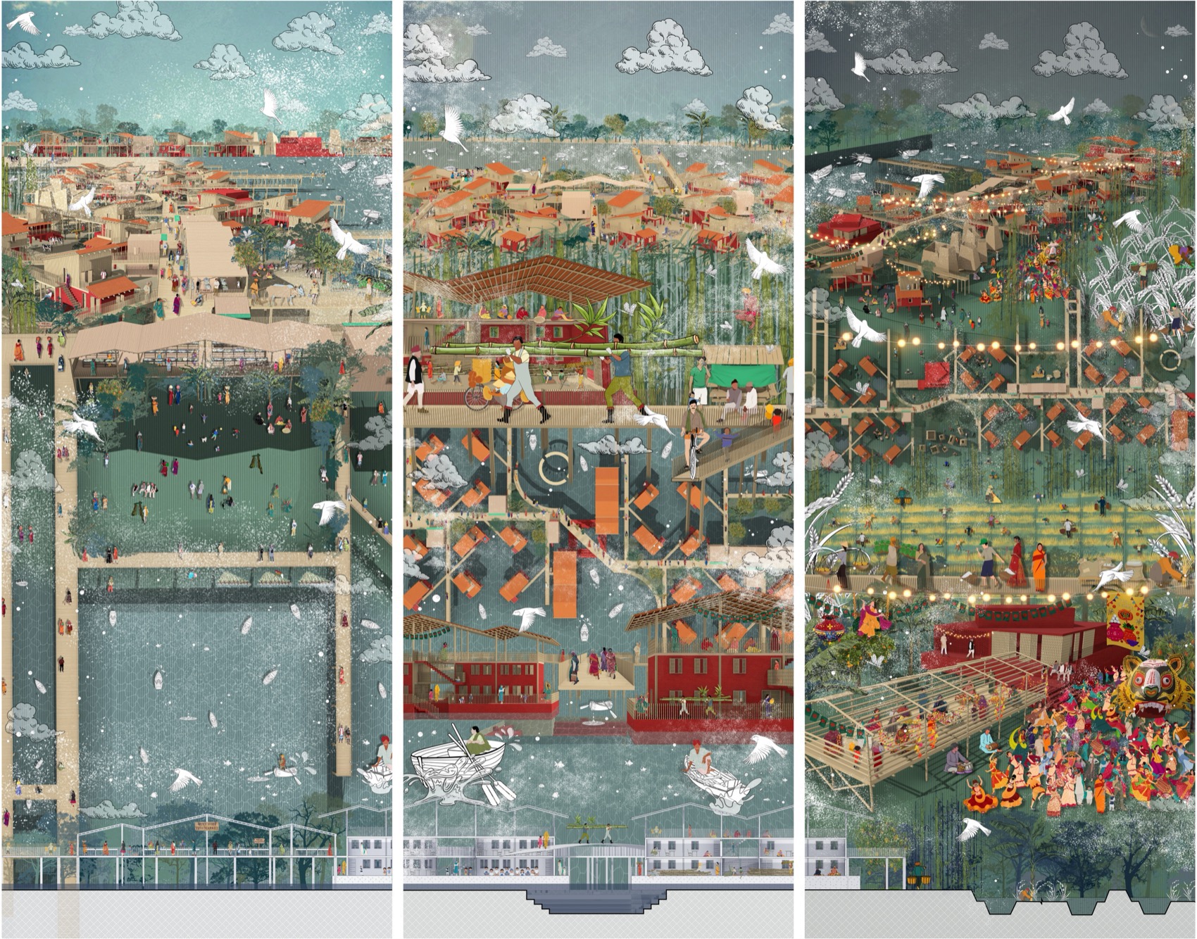 The winning works of the 8th Architectural Drawing Award are on display ...