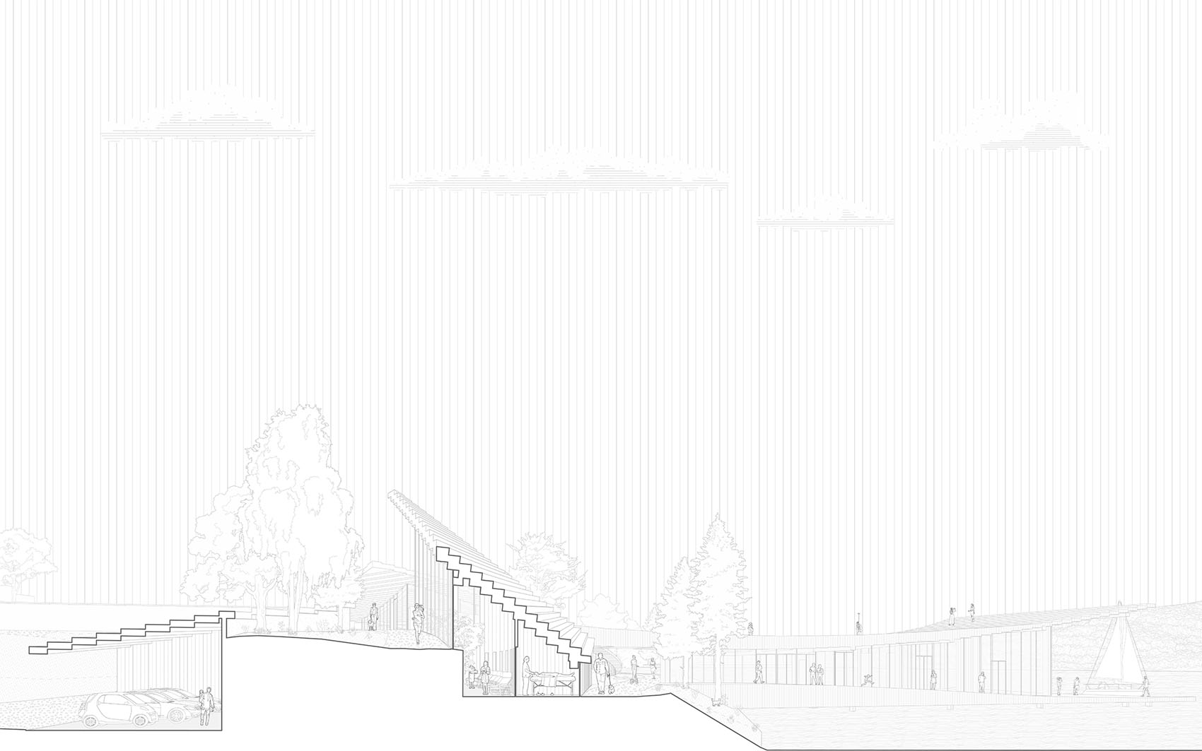 Lacum Respira圣莫里茨湖畔亭概念方案，瑞士 / Ket Bureau - 谷德设计网