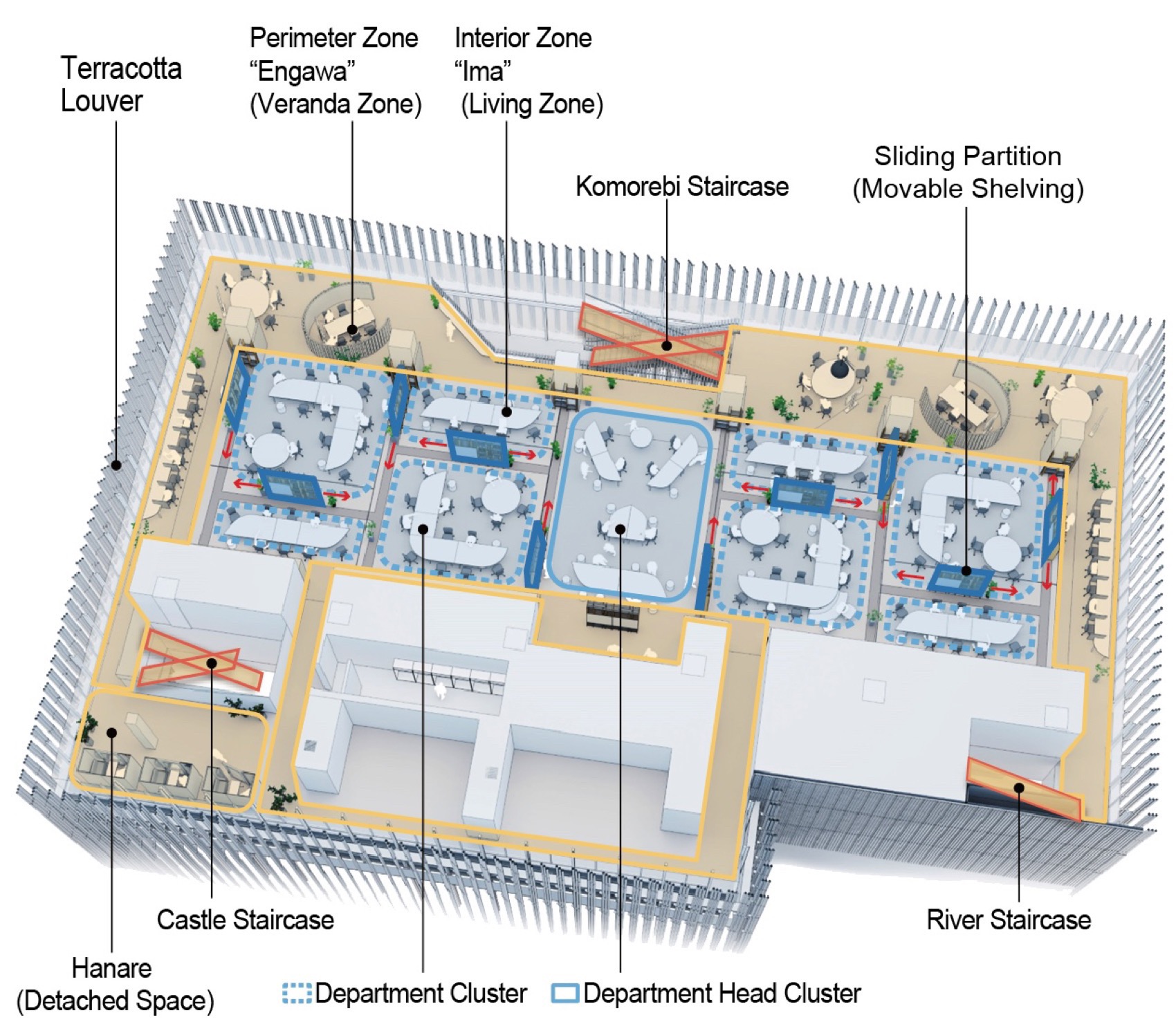 Hamamatsu Iwata Credit Union Head Office and Main Branch by Nikken ...