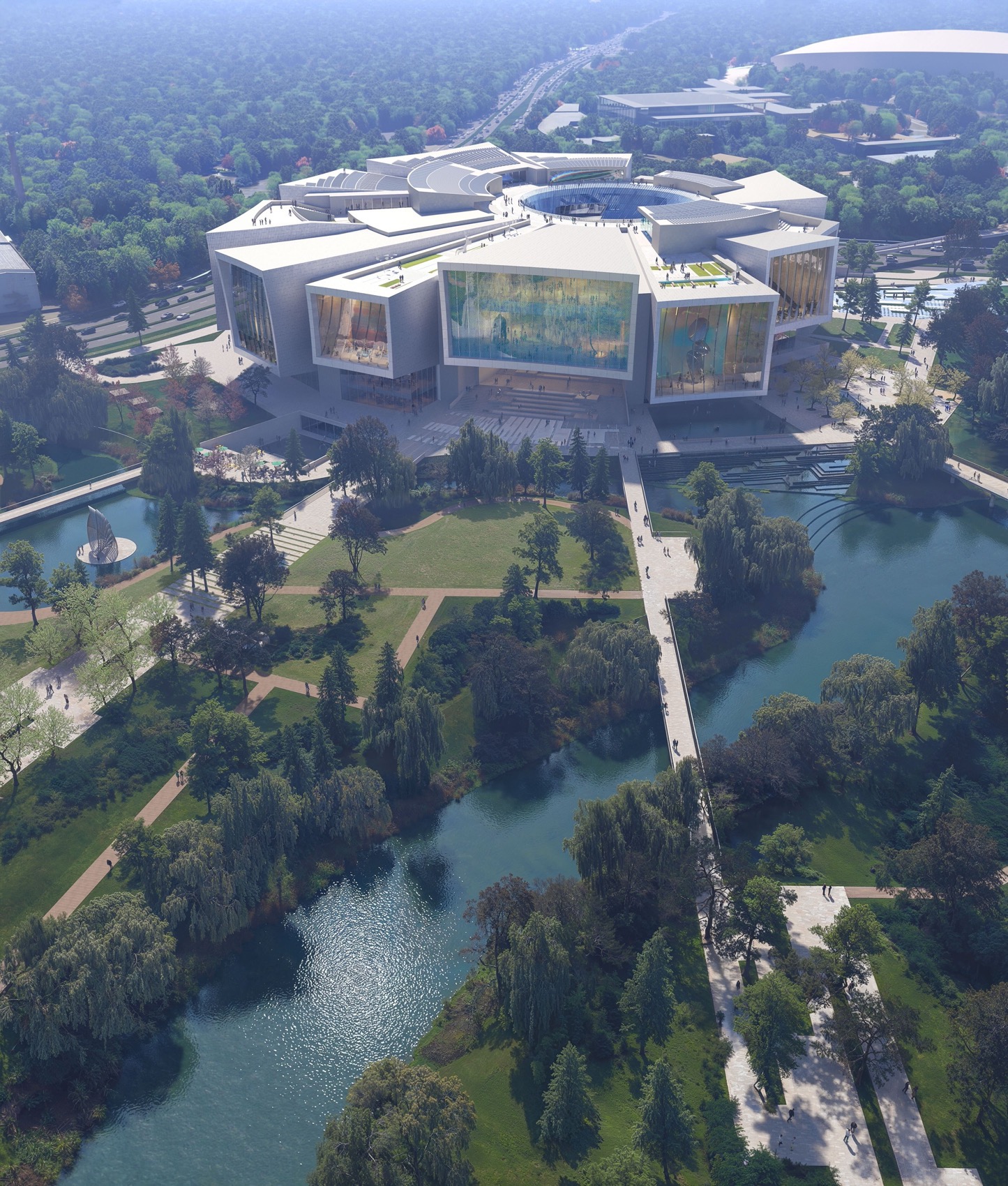 Beijing Art Museum Competition Proposal by Snøhetta + BIAD - 谷德设计网