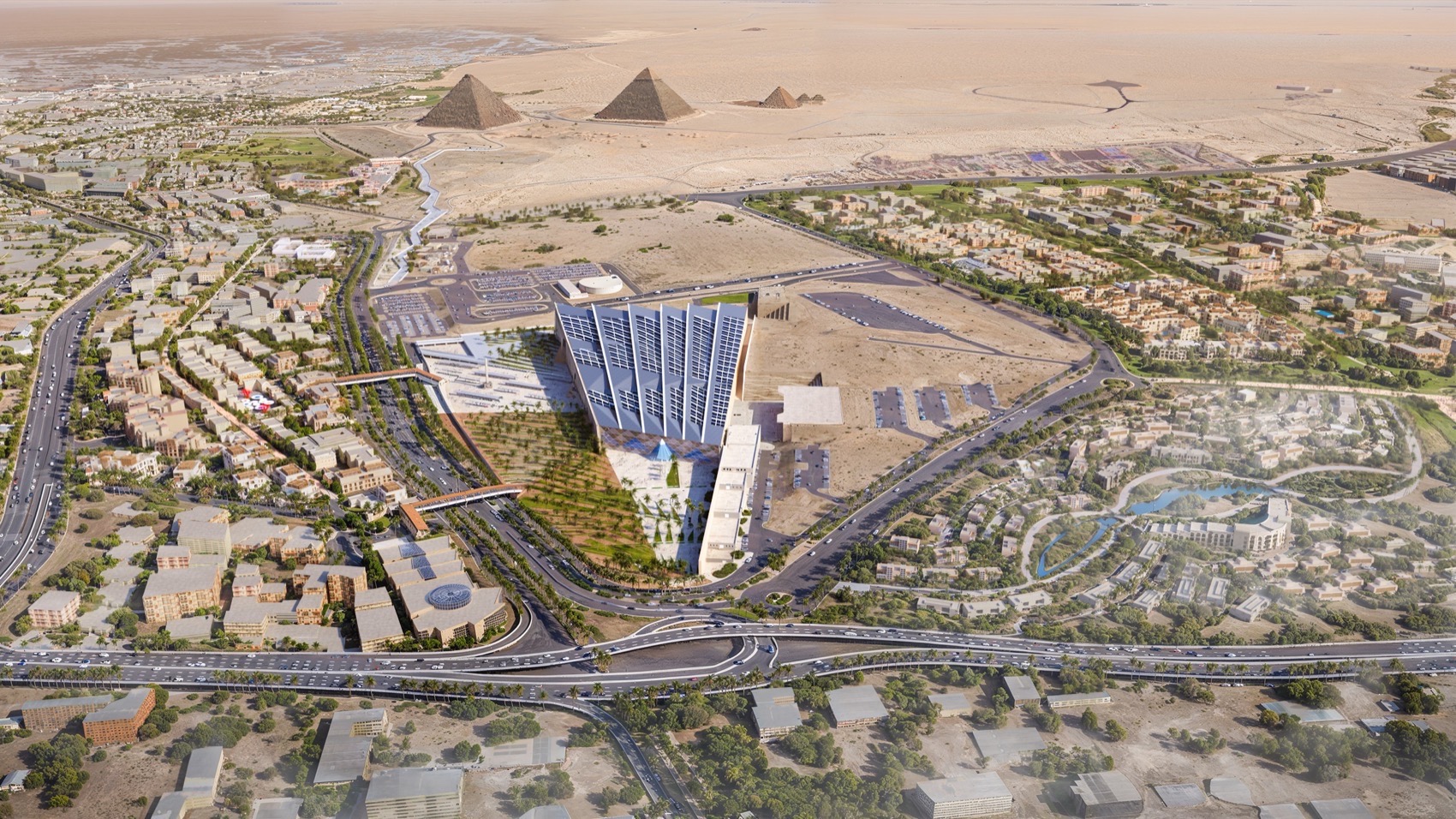 Master Plan for Giza Pyramids area by WATG - 谷德设计网