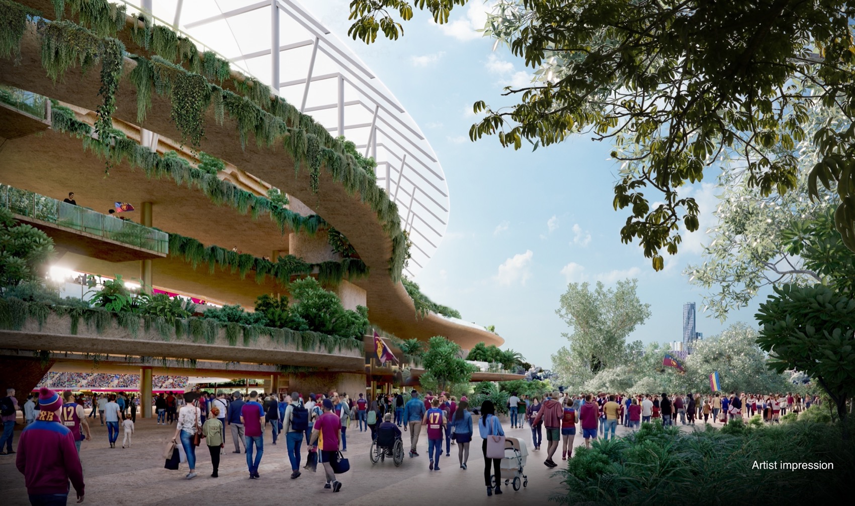 荣获布里斯班奥林匹克体育场设计，澳大利亚 / COX Architecture+ Hassell - 谷德设计网