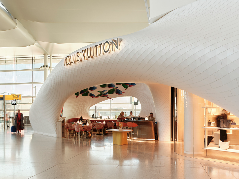 Louis Vuitton at Heathrow Terminal 2 by Marc Fornes/THEVERYMANY - 谷德设计网