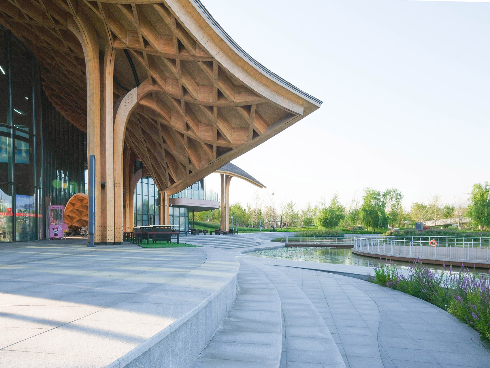Lakeside Restaurant at Silk Road Friendship Park in Dingzhou by SUP ...